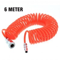 Jual Selang Angin Kompresor panjang 6 M - Recoil Hose 6 Meter IWA ...