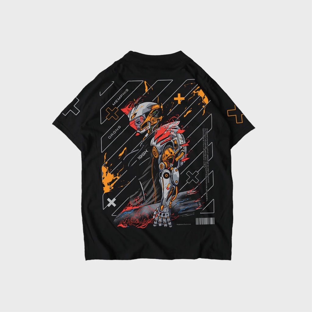 Jual TSHIRT - CYBORG (BLACK) | Shopee Indonesia