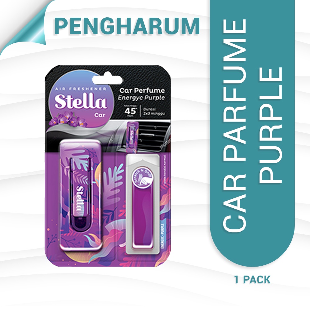 Jual Stella Car Parfume Set Energyc Purple | Shopee Indonesia