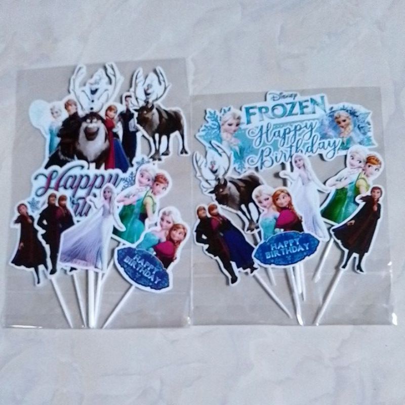 Jual Topper ulang tahun/hiasan kue tart FROZEN | Shopee Indonesia