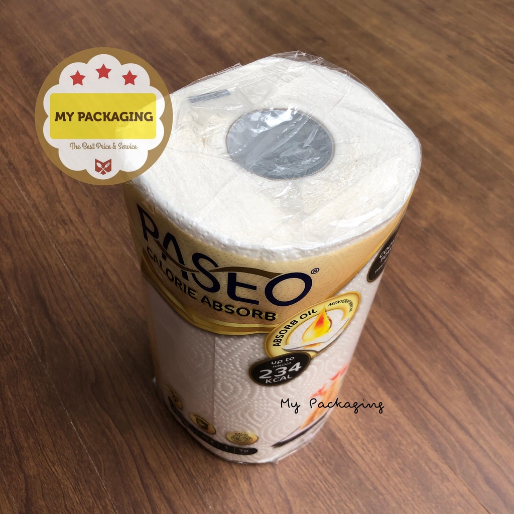 Jual Tissue Tisu Paseo Kitchen Towel isi 1 Roll 2 ply 70 lembar ...