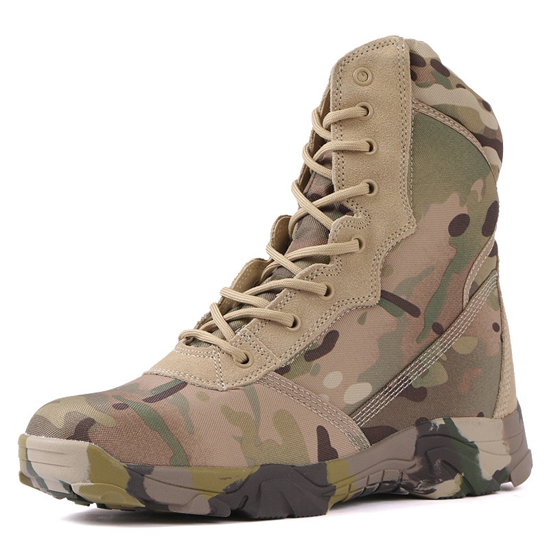 Jual Sepatu Pria Para Penggemar Militer Sepatu Tidak Tahan Slip ...