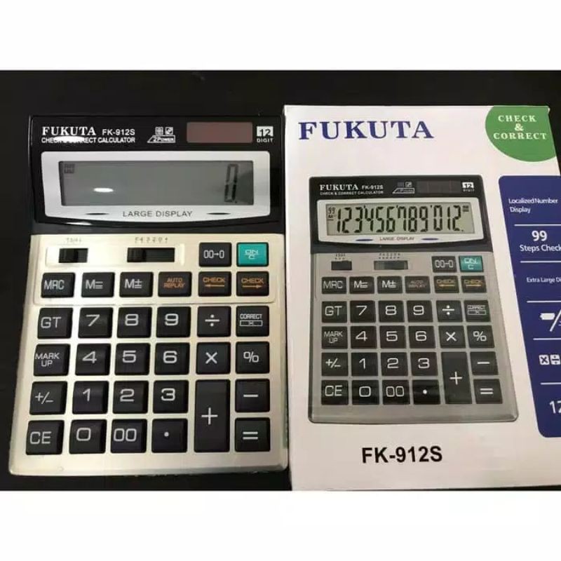 Jual kalkulator 12 Digit bisa pakai baterai AA | Shopee Indonesia