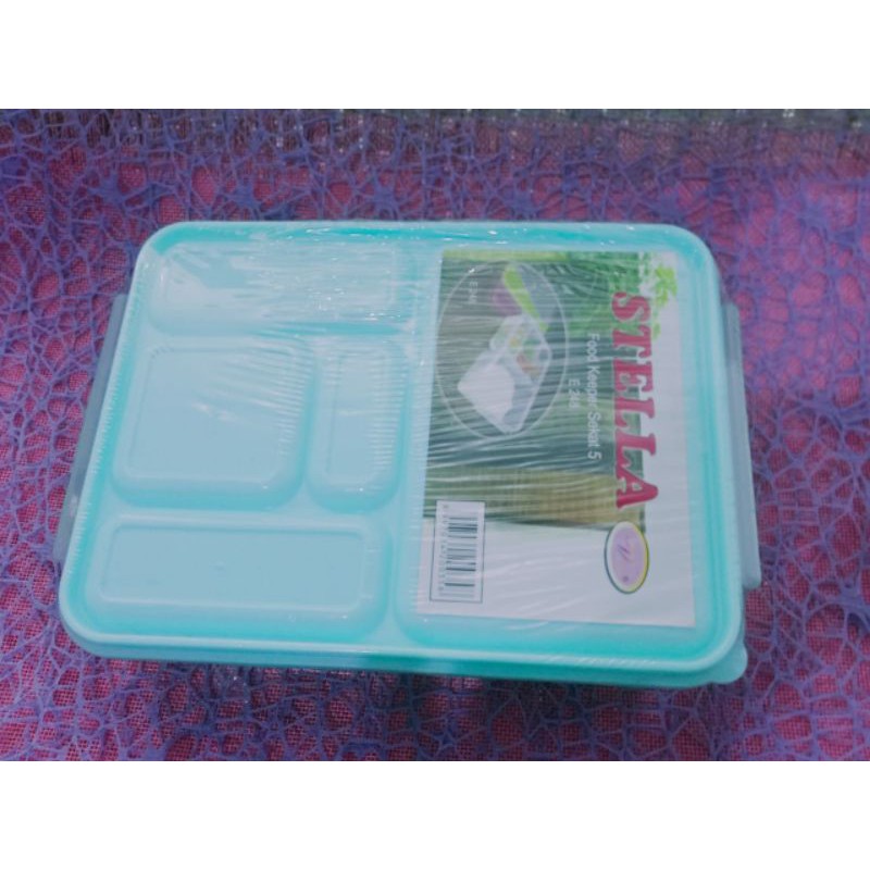 Jual Kotak Makanan 5 bagian Tosca | Shopee Indonesia