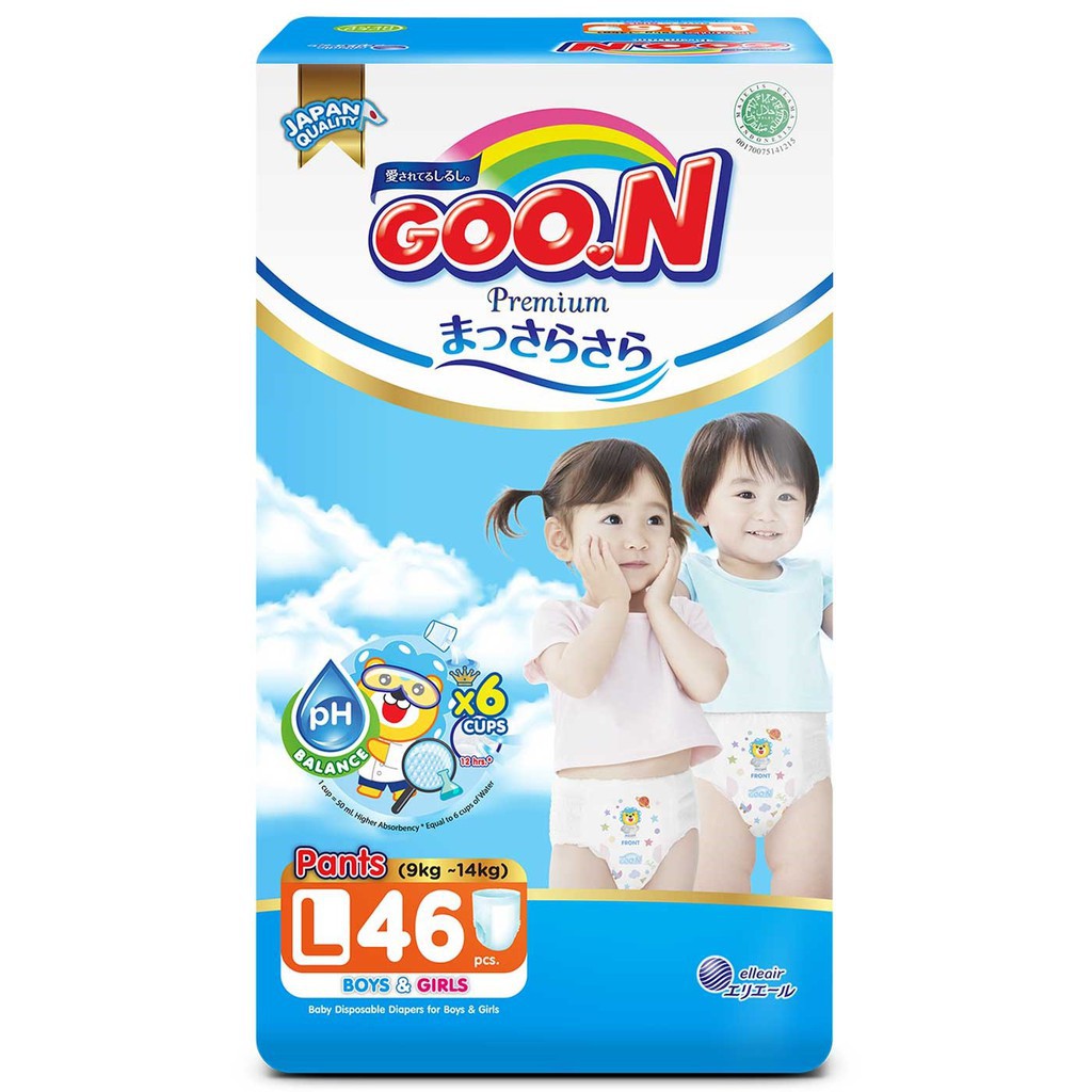 Jual Goon Premium Pants Massara L46 / Goo.N / Diapers / PopoK Ukuran L | Shopee Indonesia