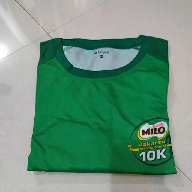 Jual Jersey MILO JAKARTA MARATHON 2019 (BEKAS) | Shopee Indonesia
