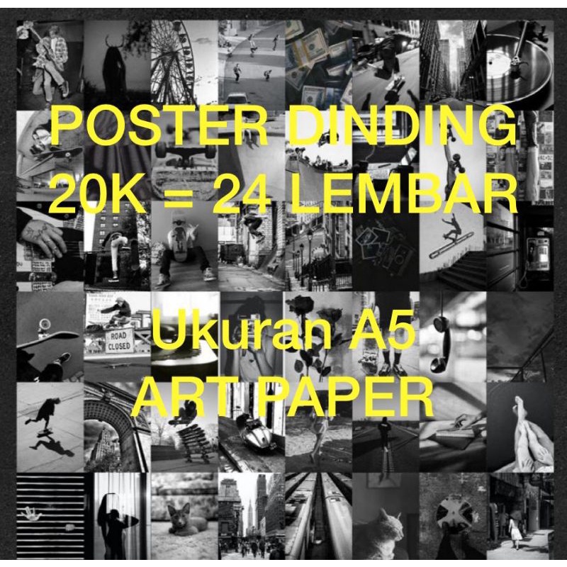 Jual POSTER AESTETIC/ POSTER DINDING CUSTOM HIASAN KAMAR TEMPELAN ...