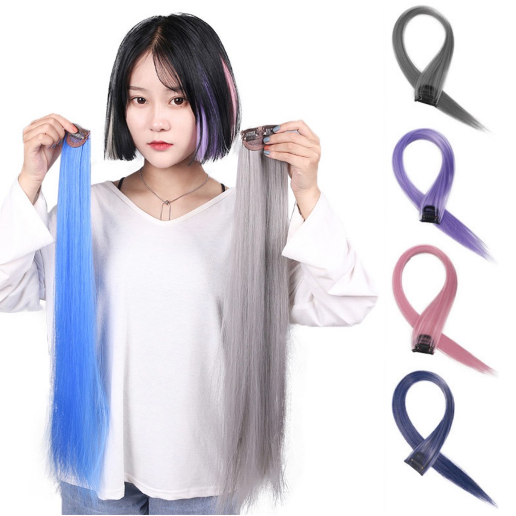 Jual HLB highlight ombre gradasi tebal lebar clip on 55cm hair clip ...