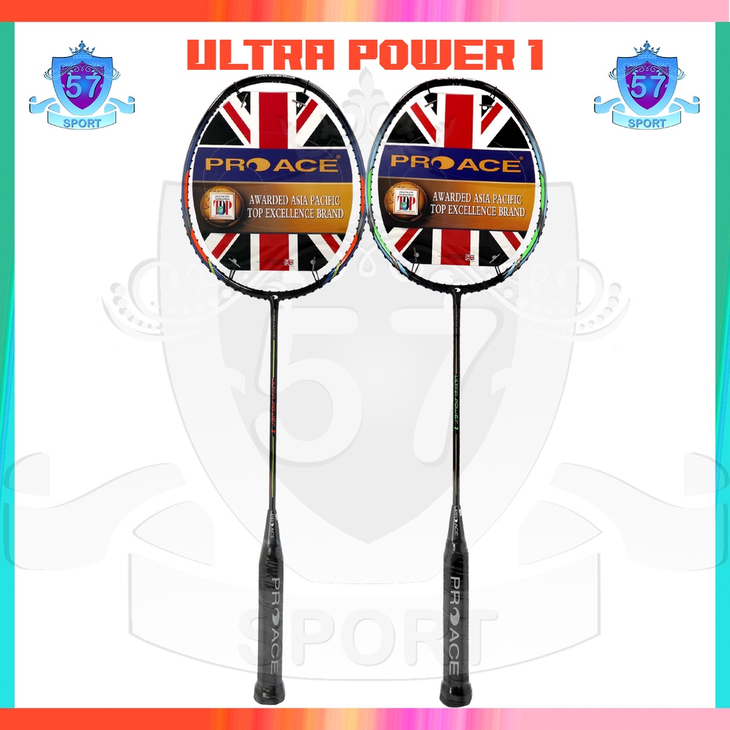 Jual Raket Original Pro Ace Ultra Power 1 Bonus Komplit Badminton ...