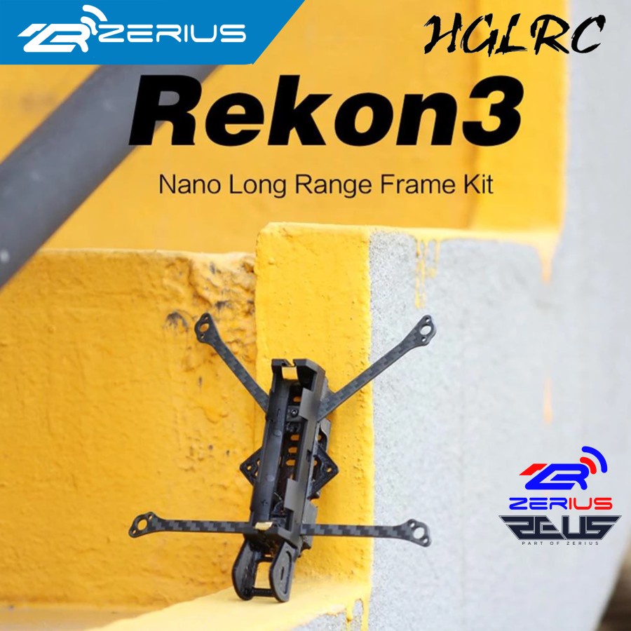Jual HGLRC Rekon3 Nano Long Range Frame Kit Rekon 3 | Shopee Indonesia