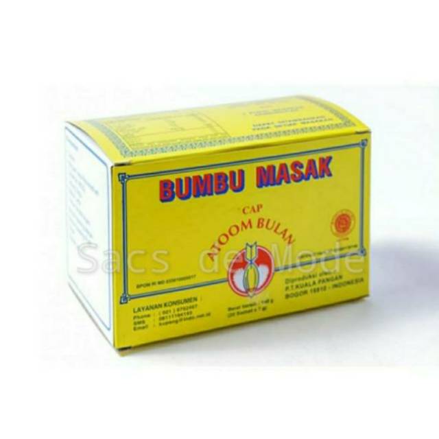 Jual Bumbu Masak Cap Atoom Bulan / Atom Bulan (7gr x 20 Sachet ...