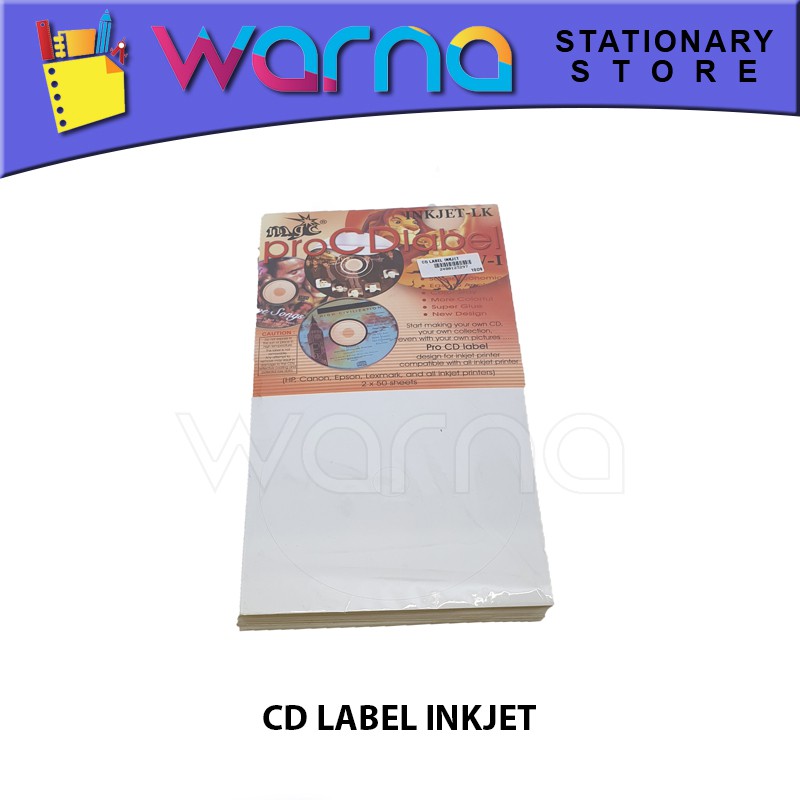 Jual STICKER LABEL STICKER CD INKJET | Shopee Indonesia