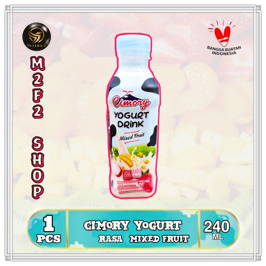 Jual Yogurt Cimory Drink Rasa Mixed Fruit Botol Pet - 240 ml (Kemasan Satuan) | Shopee Indonesia