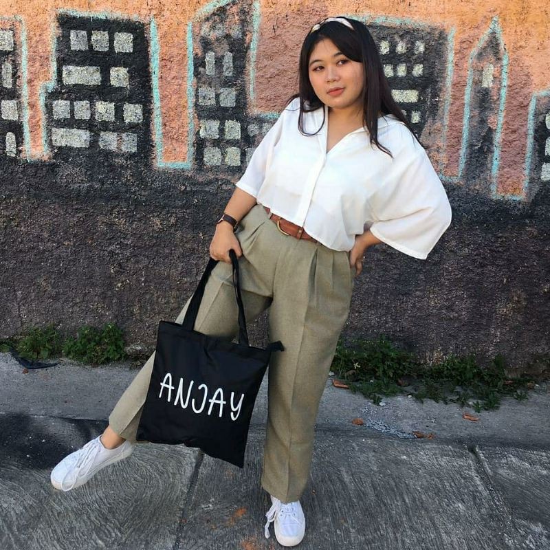 Jual Totebag ANJAY + (Sticker Tumbler) | Shopee Indonesia