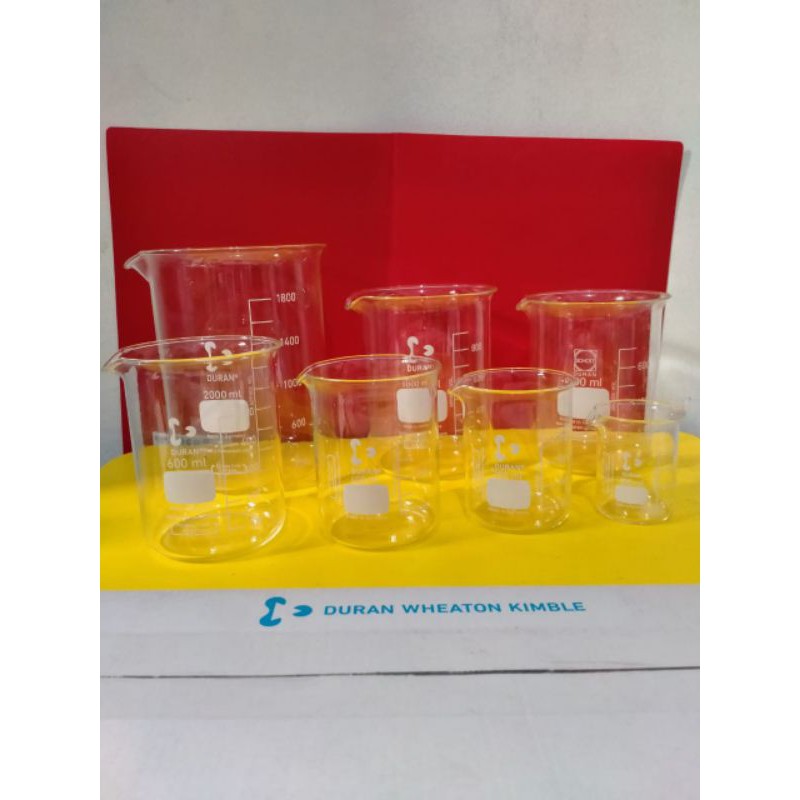 Jual Beaker Glass 100 ml Duran. Beaker Kaca 100ml | Shopee Indonesia