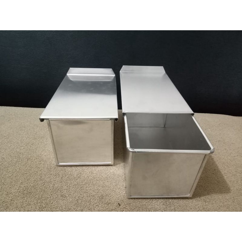 Jual LOYANG ROTI TAWAR TUTUP BAHAN ALUMUNIUM TEBAL/ROTI TAWAR 15x10x10 ...