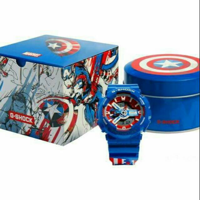 Jual Casio G-Shock x Marvel Captain America & Iron Man Original ...