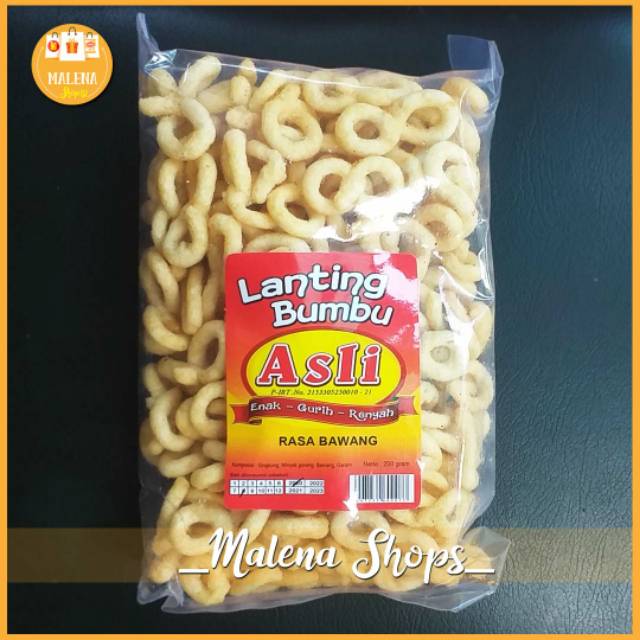 Jual Lanting/ Klanting Rasa BAWANG Asli / Enak Renyah / Oleh-oleh ...