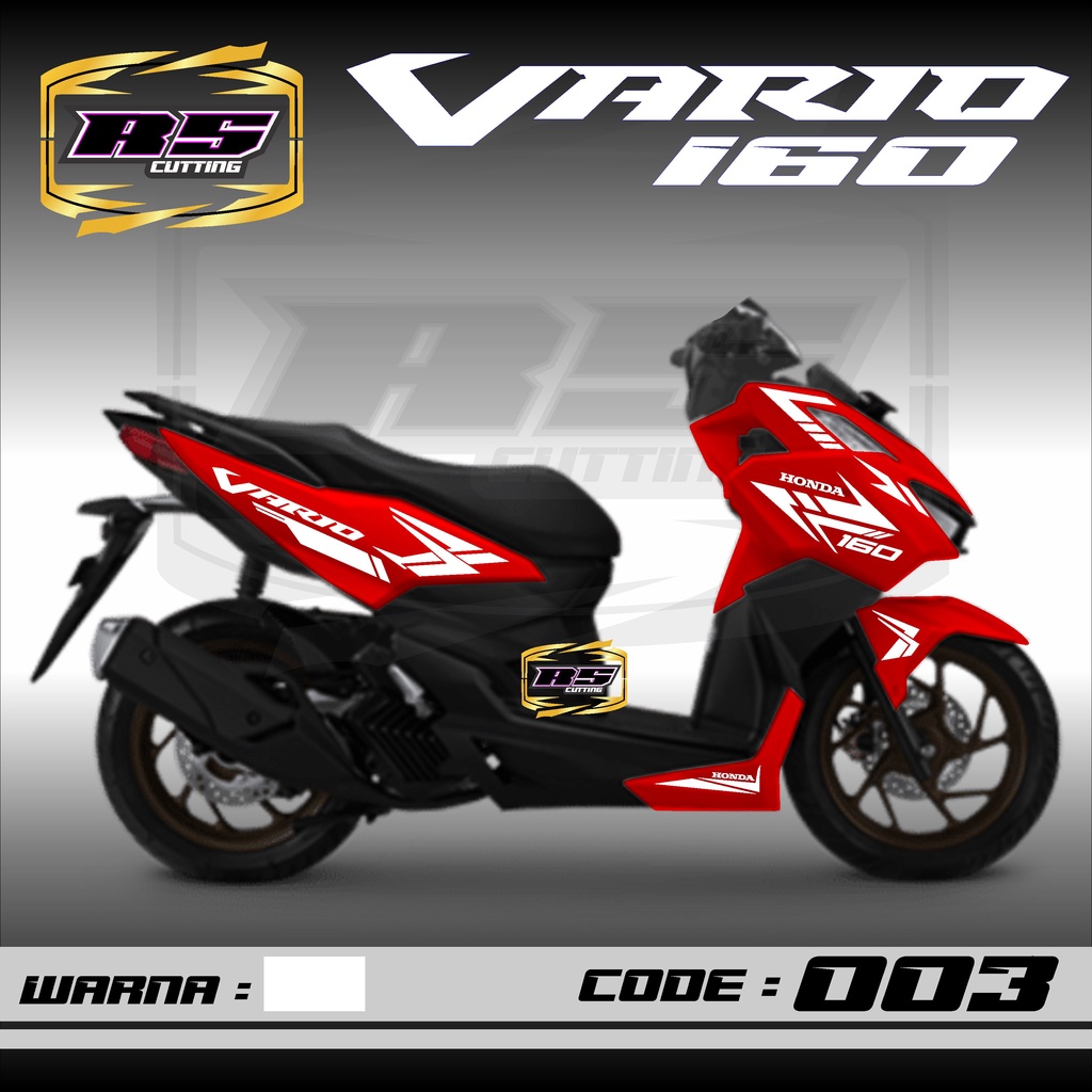 Jual Sticker Cutting Vario 160 all New - Aksesoris Motor Vario New 2022 ...
