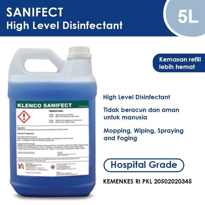 Jual Desinfektan Disinfektan Level Tinggi Klenco Sanifect Hospital ...