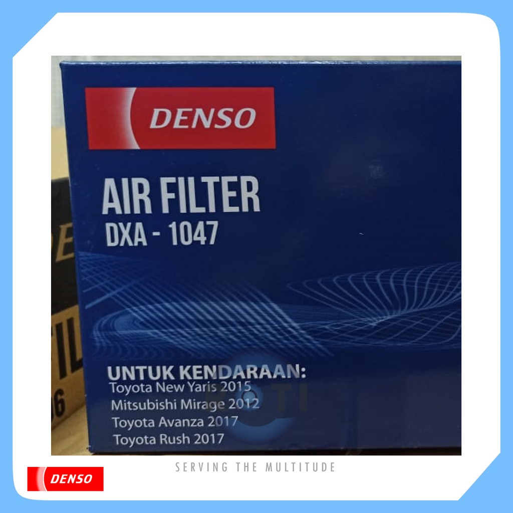 Jual DENSO FILTER UDARA AVANZA RUSH NEW YARIS XENIA TERIOS MIRAGE DXA ...
