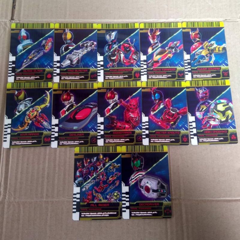 Jual Kartu Kamen Rider Decade Final Form Ride Original ASLI BANDAI ...