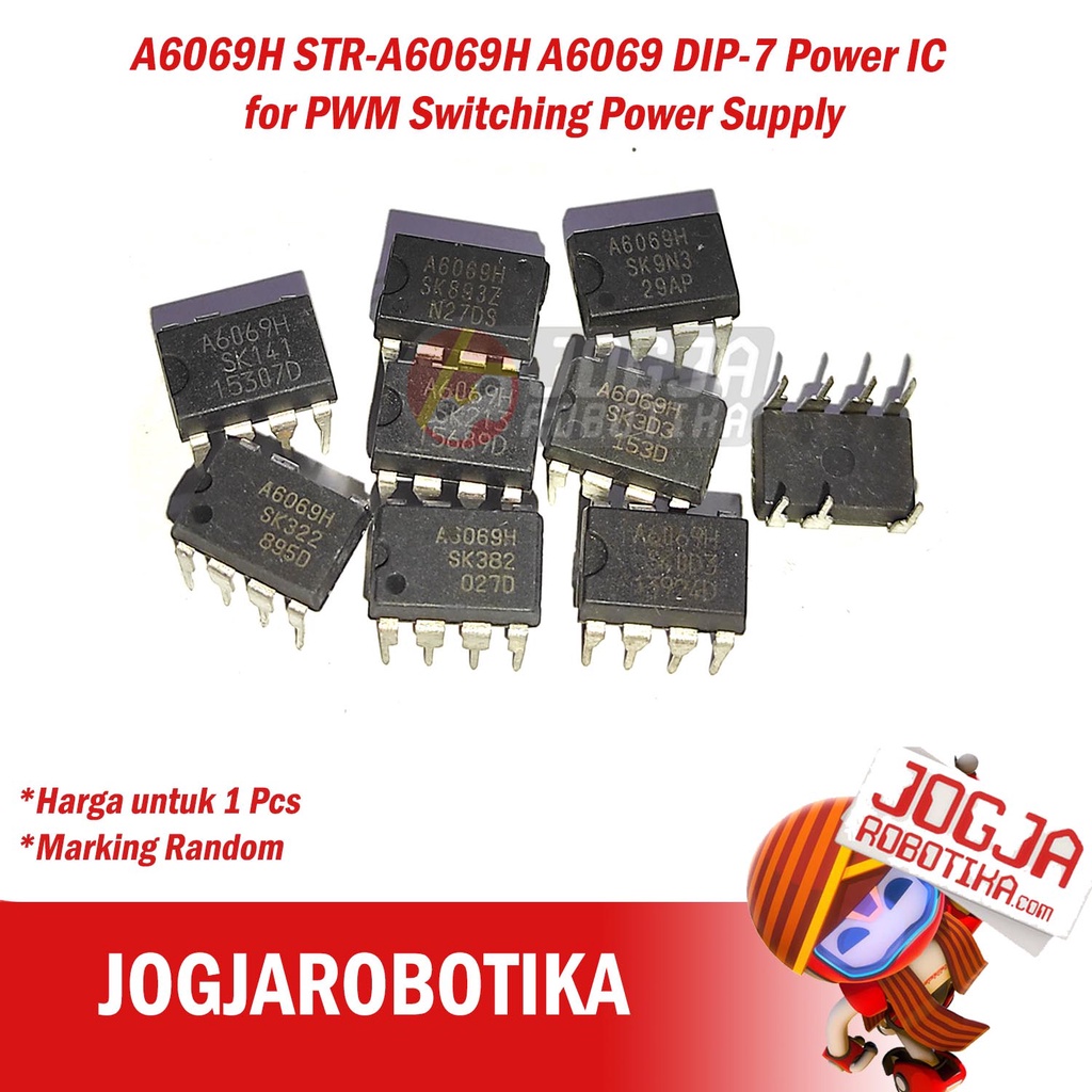 Jual A6069H STR-A6069H A6069 DIP-7 Power IC for PWM Switching Power ...
