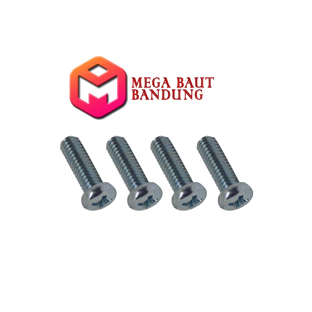 Jual Baut Putih Baut JP 5x12 Isi 100 pcs | Shopee Indonesia