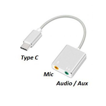 Jual Converter USB Type C to Audio + mic | Shopee Indonesia
