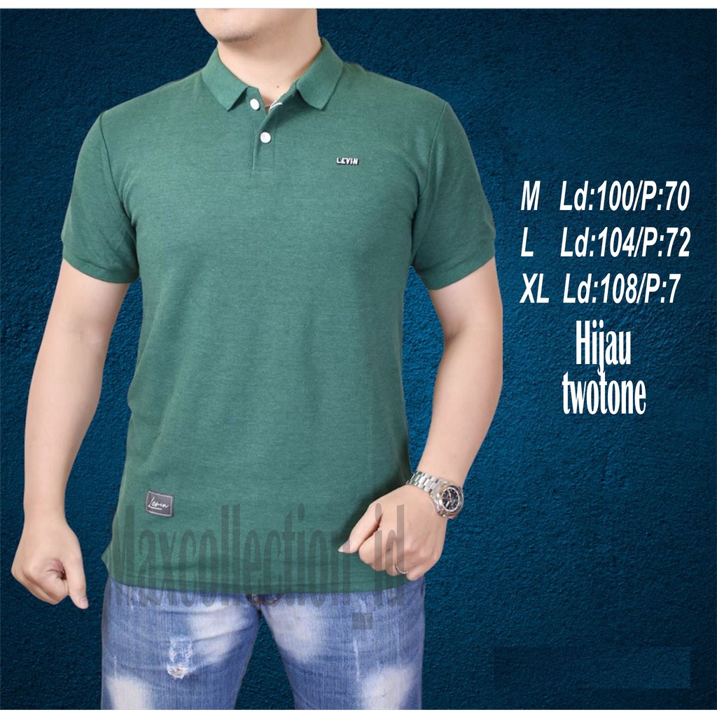 Jual maxcollection Polo Shirt Pria Lengan Pendek I Kaos Polo polos ...