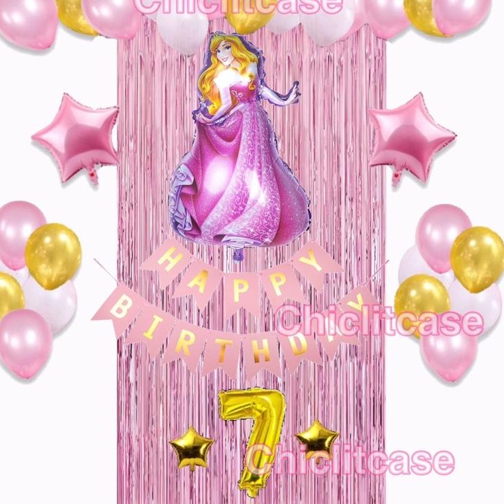 Jual Murah Surprise Paket dekorasi ulang tahun princess/balon frozen ...