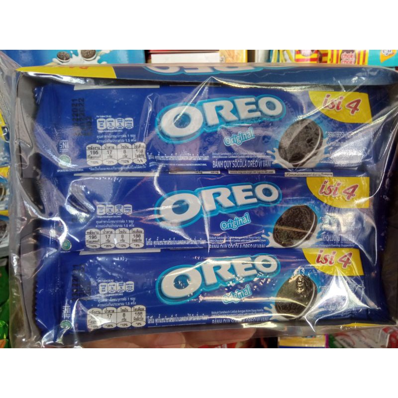 Jual Biskuit Oreo 38gr (1 box isi 12 pcs) | Shopee Indonesia