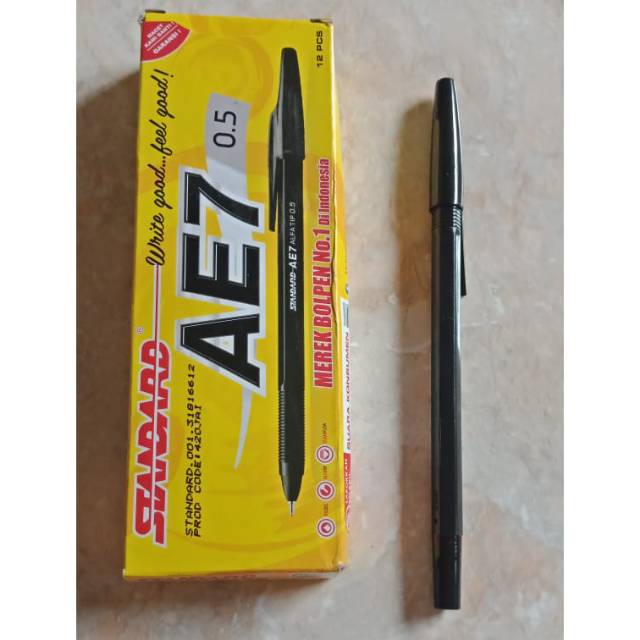 Jual Pulpen Standard AE7 1 pack : 12 PCS | Shopee Indonesia