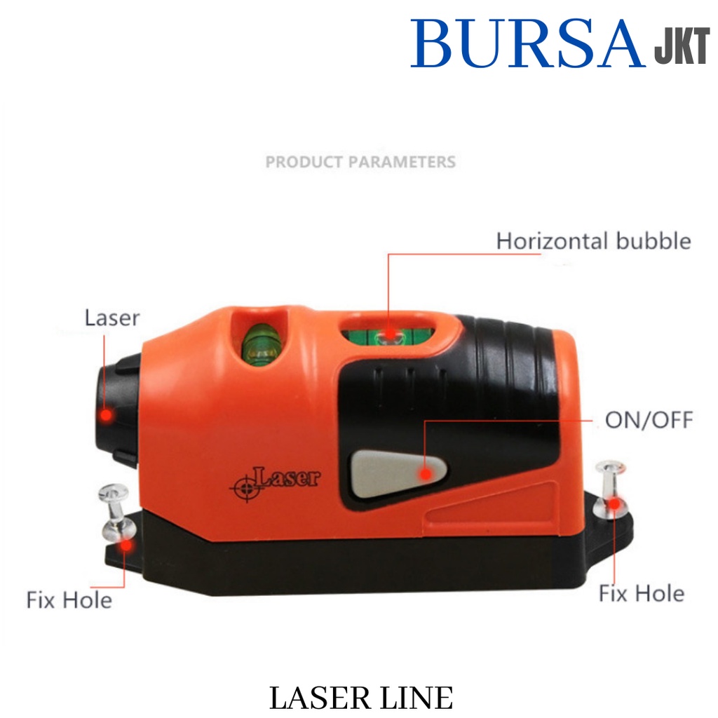 Jual METERAN MINI LASER LINE HORIZONTAL LURUS PRESISI ALAT BANTU TUKANG ...