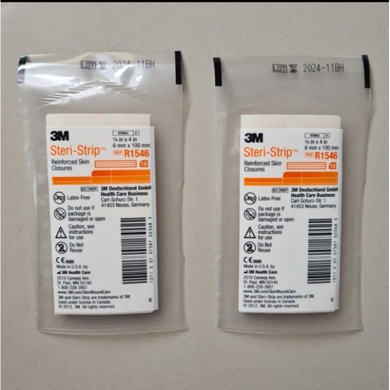 Jual 3M Steri - Strip R1546 / plester luka tanpa jahit | Shopee Indonesia