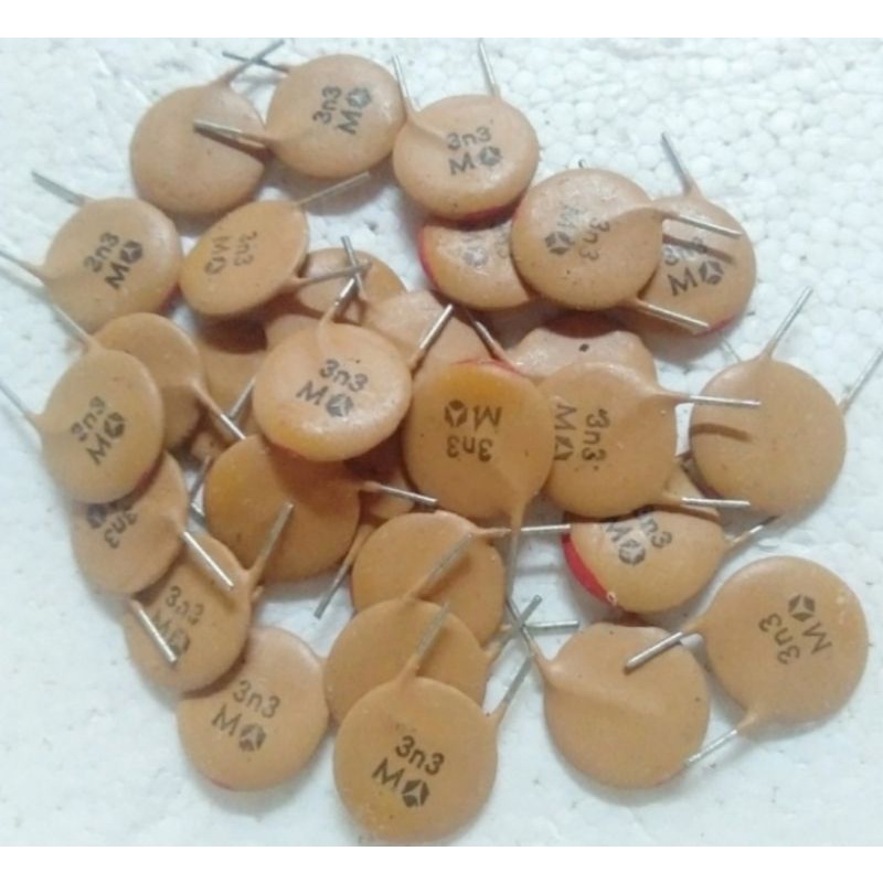 Jual Kapasitor keramik type : 3 n 3 - M - harga per 10pcs | Shopee ...