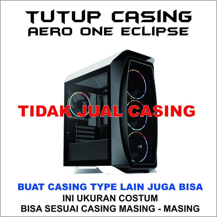 Jual de panel tutup casing PC Aerocool aero one eclipse tutup bening ...