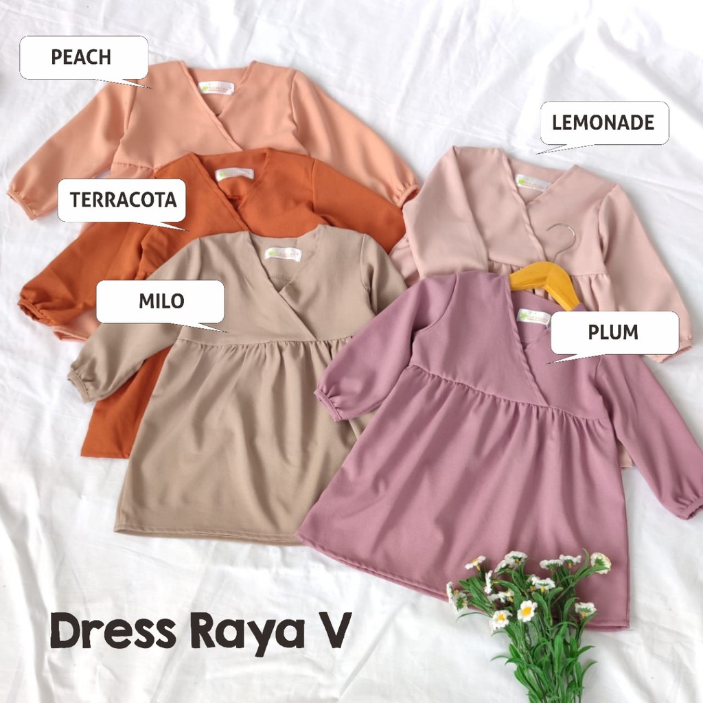 Jual DRESS ANAK PEREMPUAN RAYA V - LITTLEARUMA | Shopee Indonesia