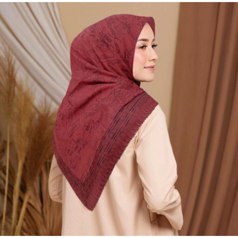 Jual SALE HIJAB / VIST MARON / COD / KERUDUNG VOAL MOTIF / SEGI EMPAT ...