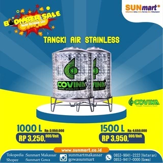 Jual tandon air stainless 1000 liter Harga Terbaik & Termurah Juli 2024 ...