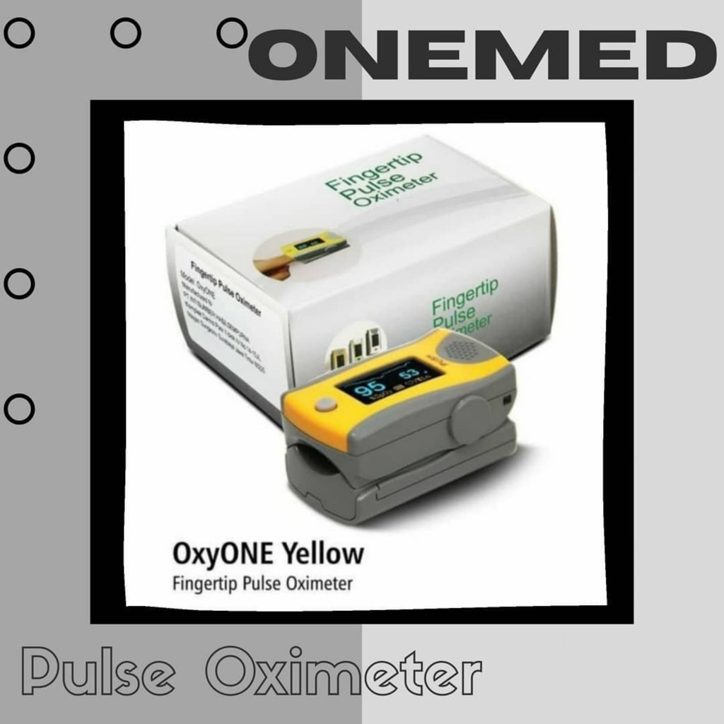 Jual Pulse Oximeter Onemed / Oximeter Finger Tips / Oximeter Jari Oksigen | Shopee Indonesia