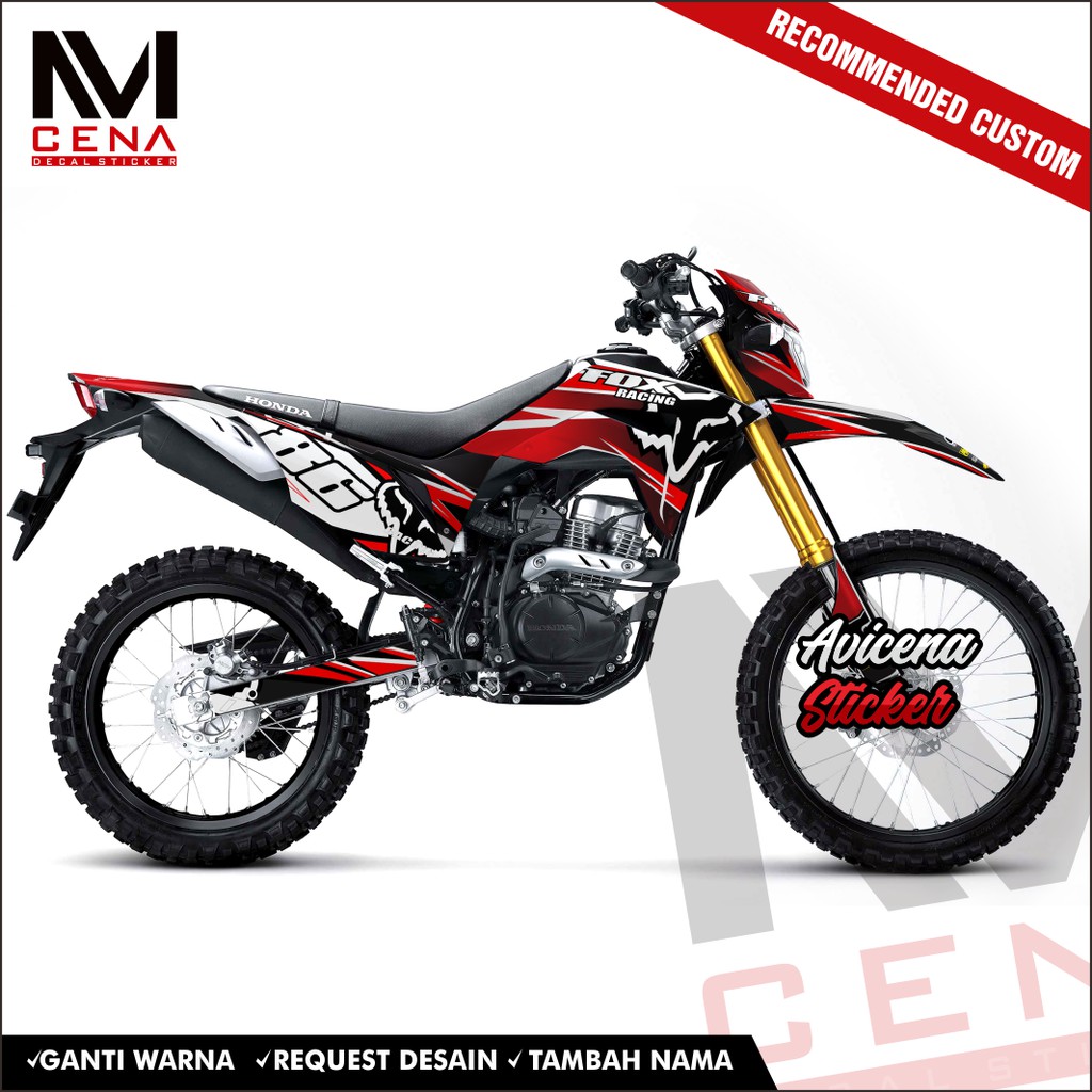 Jual Sticker Decal Honda CRF 150 L Full Body Decal Sticker CRF 150L ...