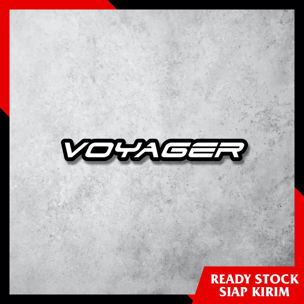 Jual Stiker VOYAGER JETBUS 3 - Sticker Print Cutting Bahan Awet Tahan ...