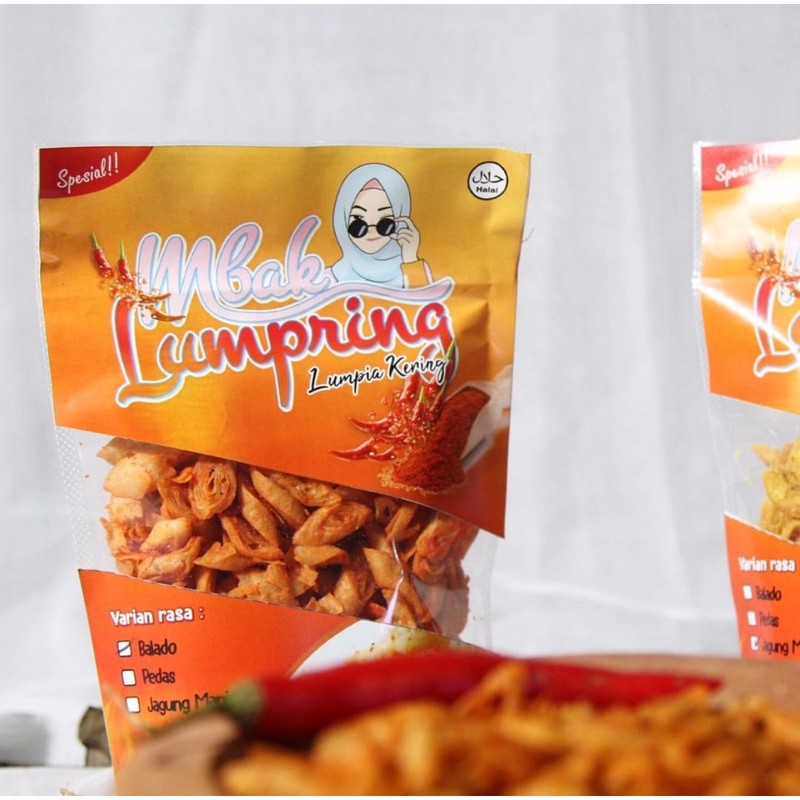 Jual Mbak lumpring Lumpia Kering Jajanan kulit lumpia cemilan enak ...
