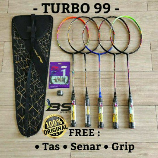Jual NEW RAKET BADMINTON RAKET LINING TURBO 99 ORIGINAL | Shopee Indonesia