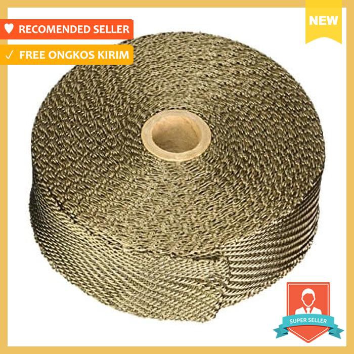 Jual exhaust wrap dei 1" titanium pembungkus header knalpot (original ...