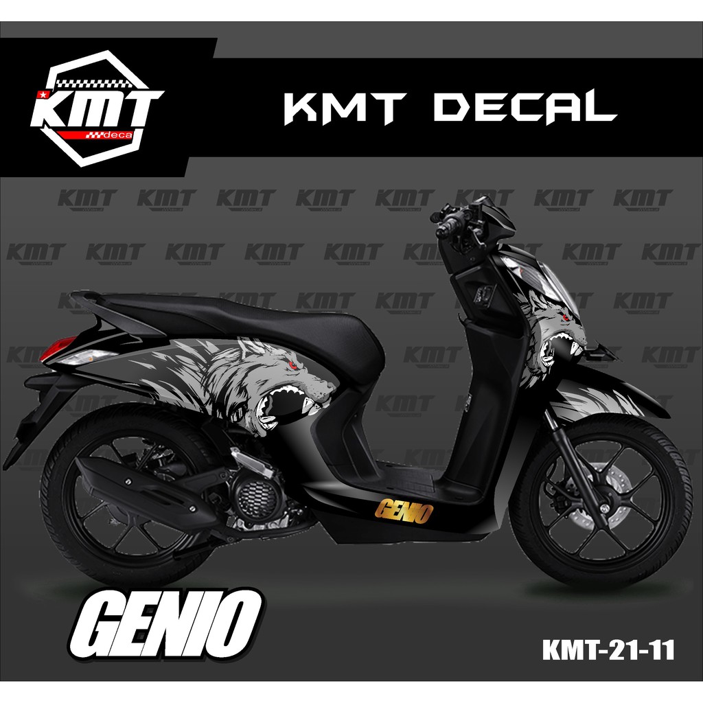 Jual STICKER DECAL FULL HONDA GENIO DESAIN KMT -11 | Shopee Indonesia