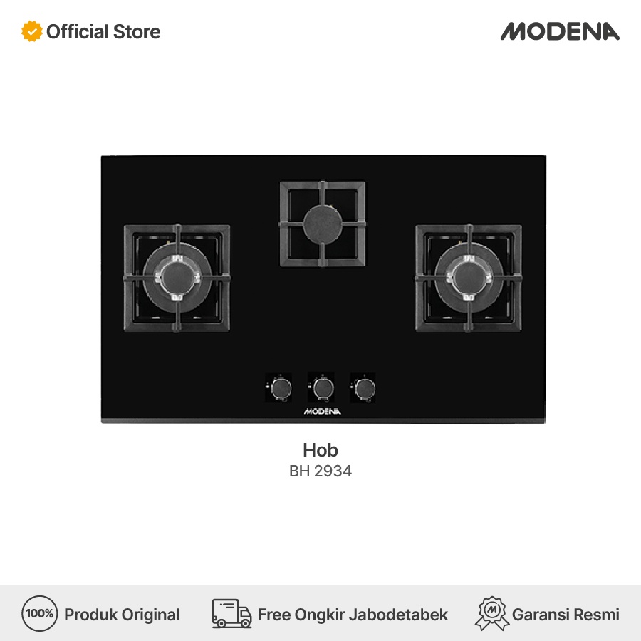 Jual MODENA Built In Hob Gas - BH 2934 | Shopee Indonesia