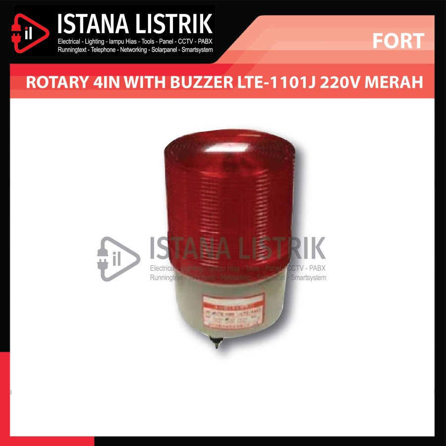 Jual FORT WARNING LIGHT ROTARY 4IN WITH BUZZER LTE-1101J | Shopee Indonesia