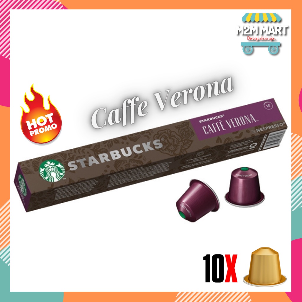 Jual Kopi Nespresso Starbucks Caffe Verona Capsules | Shopee Indonesia